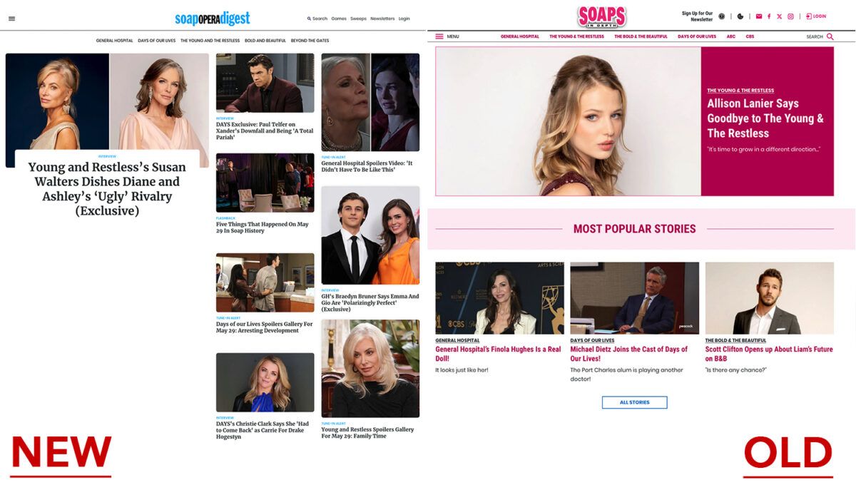Soaps In Depth Merges With Soap Opera Digest
